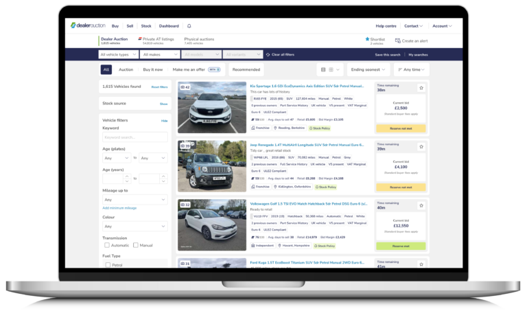 Dealer Auction | The UK's leading remarketing platform